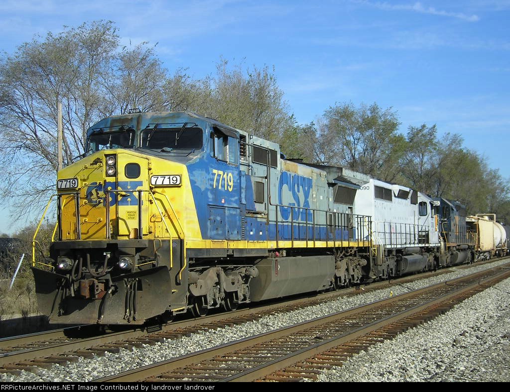 CSXT 7719 At New River Jct On CSX Q 501 Southbound
